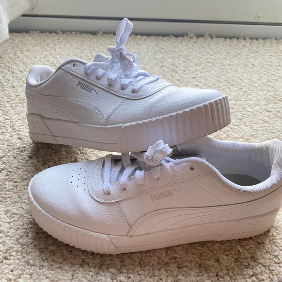 Puma | Shoes | White Puma Soft Foam Optimal Comfort Size | Poshmark